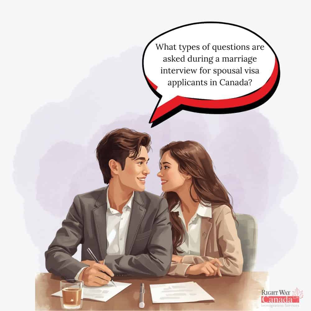What questions are asked in spouse visa marriage interview?